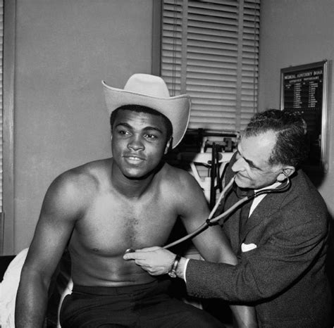Muhammad Ali Receives A Checkup At The New York Athletic Commission
