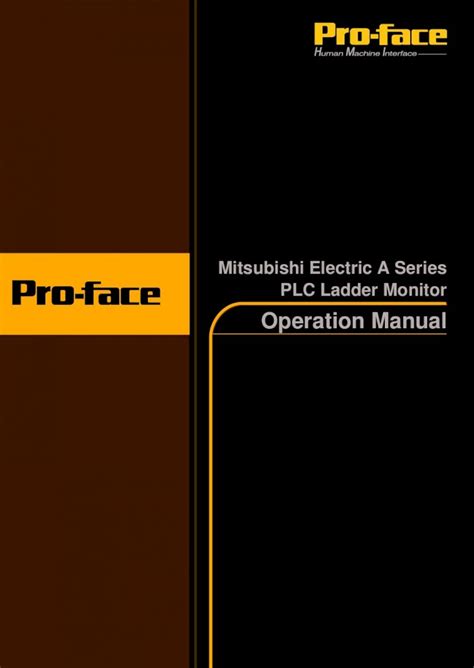 PDF Mitsubishi Electric A Series PLC Ladder Monitor Operation
