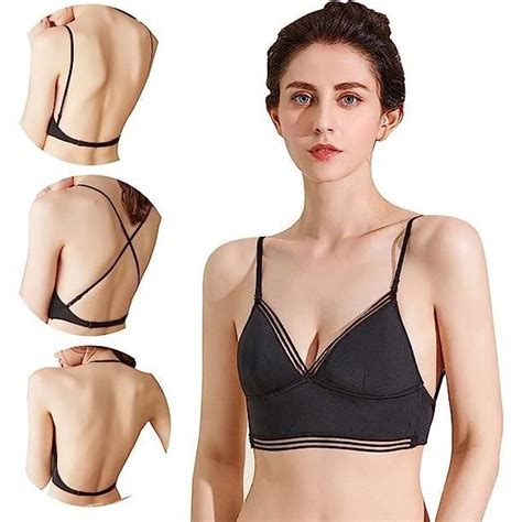 Soutien Gorge Femme Dos Nu Invisible Sexy Soutien Gorge Sans Armature