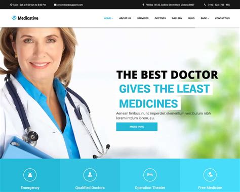 Health Insurance Website Templates Free Nisma Info