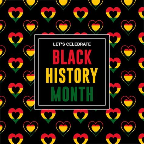 Premium Vector Black History Month Celebration Vector Post Template