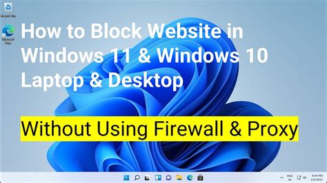 How To Block Website In Windows Windows Laptop Desktop