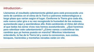 Calentamiento Global Ppt Descarga Gratuita