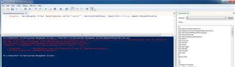 how to use powershell to get installed software versions on remote computers programming