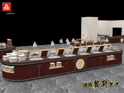 酒店移动布菲台 新款自助餐台 自助餐调料台布菲台图片 迪克自助餐台定制 站酷ZCOOL