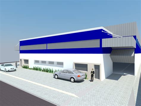 Projeto Galpão Industrial São José dos Campos Eric Macedo