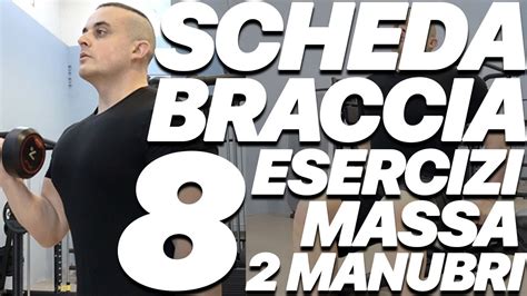 Scheda Massa Tricipiti Bicipiti Con Manubri Esercizi Per Braccia