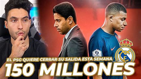 EL PSG pone PRECIO a MBAPPÉ 150 MILLONES QUIEREN CERRAR SU SALIDA