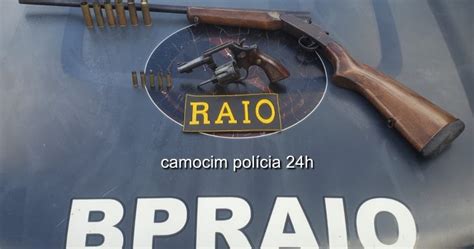 CAMOCIM POLÍCIA 24h PM S DO RAIO DE GRANJA APREENDEM REVÓLVER E