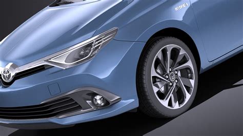 Toyota Auris Touring Sports 2018 VRAY 3D模型 129 3ds c4d fbx lwo