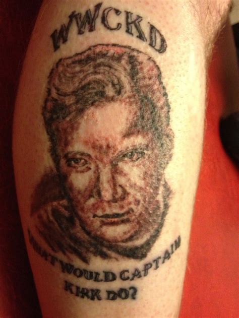 A Close Up Of A Person With A Tattoo On His Leg That Says Wwckd