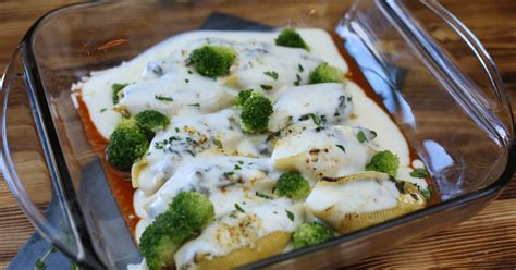 Coquilles géantes farcies au chorizo et ricotta sauce fromagère Zeste