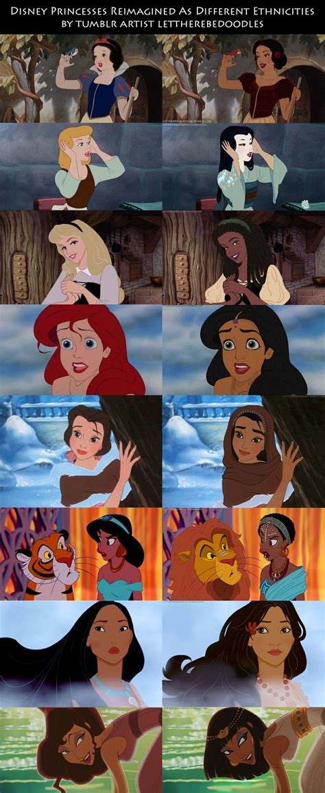 Rapunzel Disney Princesses With Different Races Popsu