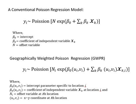 geographically weighted poisson regression utf8