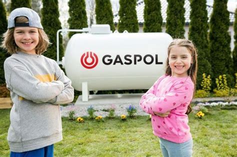 Instalacja na gaz płynny LPG propan zbiornik do ogrzewania domu