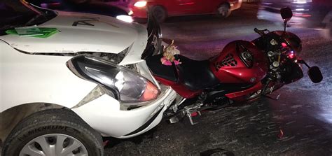 Motociclista Resulta Lesionado Tras Ser Impactado Por Taxi News Hidalgo
