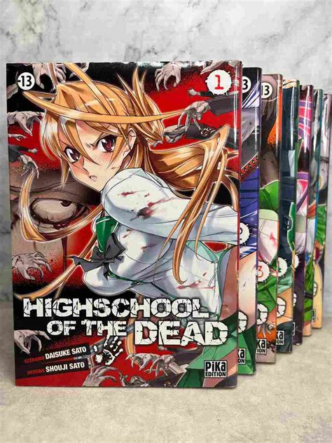 Highschool of The Dead Collection complète 7 Tomes Nolax Shop