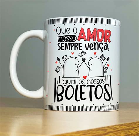 Caneca Xicara Flork Meme Dia dos Namorados c Frase Engraçada