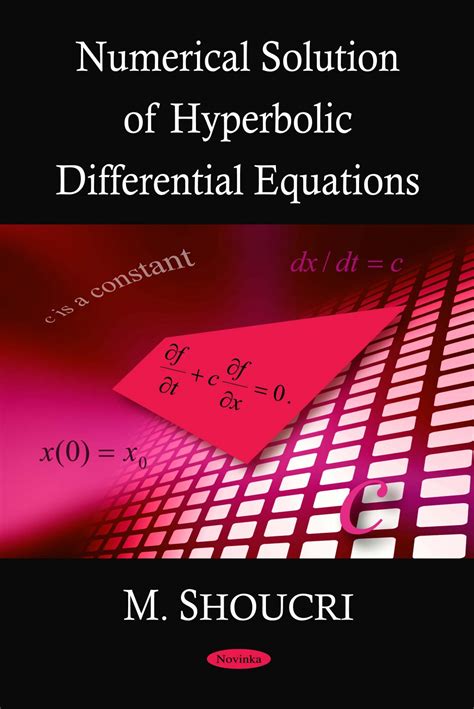 numerical solution of hyperbolic differential equation nova science publishers