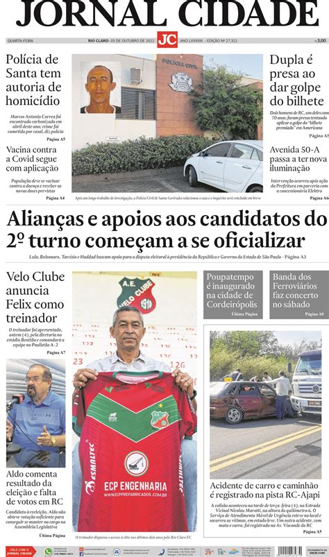 JORNAL CIDADE 05 DE OUTUBRO DE 2022 Jornal Cidade RC