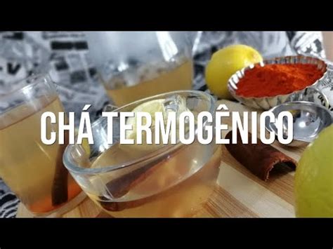 CHÁ TERMOGÊNICO CASEIRO Pimenta Caiena Canela Gengibre Limão e