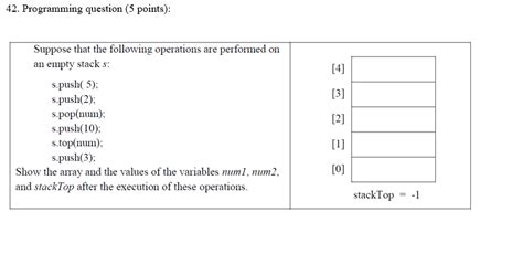 solved 42 programming question 5 points [4] [3] suppose