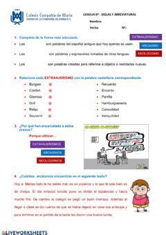 Ejercicios Palabras Tabu Y Eufemismos 6 Primaria Taboesane
