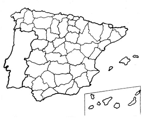 MAPAS MUDOS GRATIS MAPA MUDO DE ESPAÑA