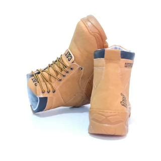 Bota Coturno Botina Adventure Masculina Caterpillar Caminhada Cat