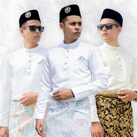 BAJU MELAYU NIKAH SLIM FIT DUCHESS White Off White Cream