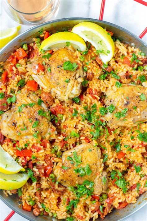 Chicken And Chorizo Paella Cooking For My Soul