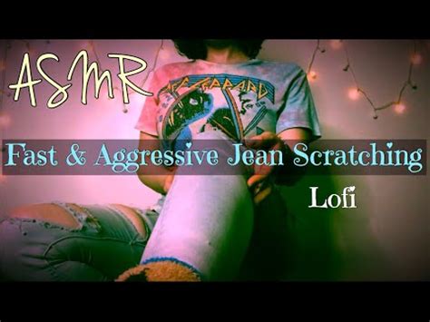 ASMR Lofi Fast Aggressive Jean Scratching No Talking