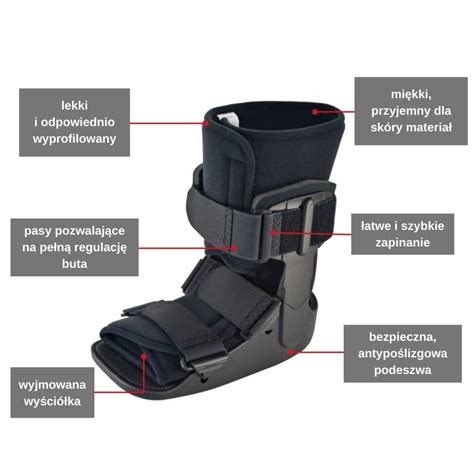 Orteza na stopę i goleń but marszowy krótki WALKER fixed walk
