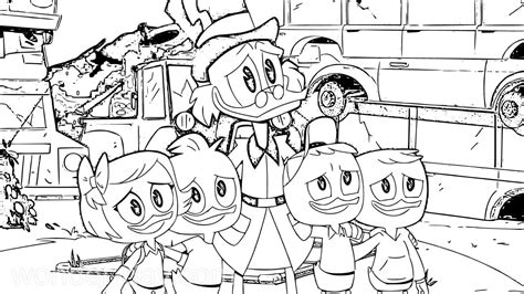 Dibujos De Patoaventuras Para Colorear Wonder Day Dibujos Para
