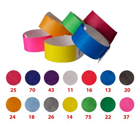 Publigrafik Del Sureste Pulsera O Brazalete De Tyvek De Identificacion
