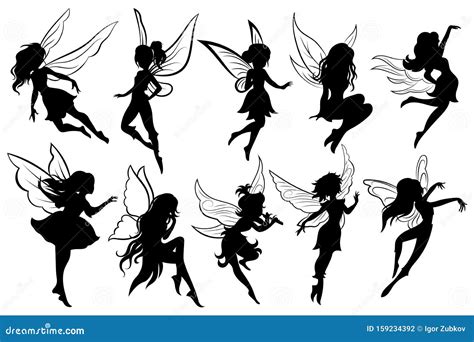 The Pretty Fairies Cartoon Vector Cartoondealer