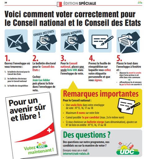 Udc Valais Romand Elections De Ce Dimanche Stamm De Ludcvr Et