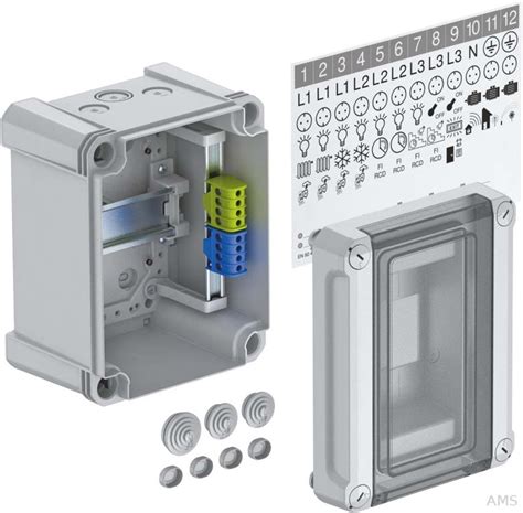 OBO Bettermann SDB 03 PS Kleinverteiler für max 3 Teilungseinh