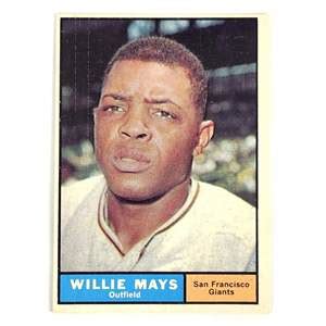 Lot TBC 8 1961 Topps Willie Mays Card 150 San Francisco Giants