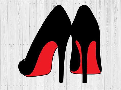 Red Bottom Heels Svg Stiletto Svg High Heels Svg Louboutin Etsy