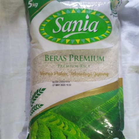 Jual Beras Cap Sania Kemasan Kg Shopee Indonesia