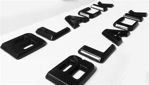 Chrome Car Letters OEM Automotive 3D Chrome Lettering Kits Badges