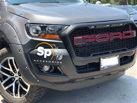 Parrilla Ford Ranger Completa Tipo Raptor C Led Meses Sin