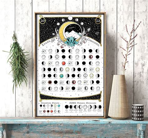 Calendario Lunare 2023 Fasi Lunari IMAGESEE