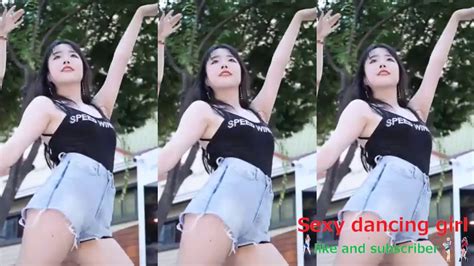 Sexy Girl Dancing On The Street Stage Sexy Korean Dance Youtube