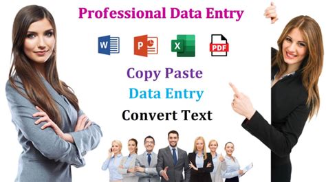 do convert pdf to word pdf to excel data entry copy paste and typing document by asmakhan32