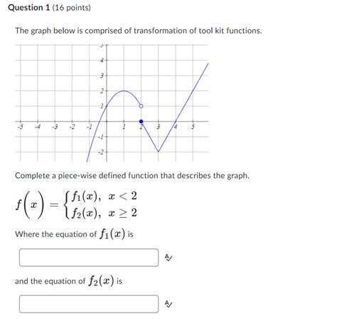 solved the graph below is comprised of transformation of