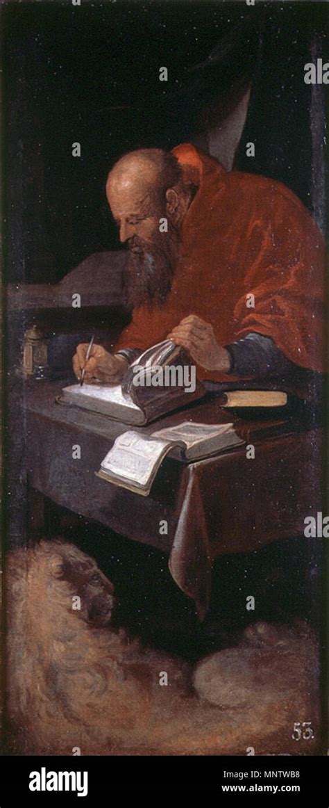 San Jer Nimo Espa Ol La Obra Representa A San Jer Nimo De Estrid N
