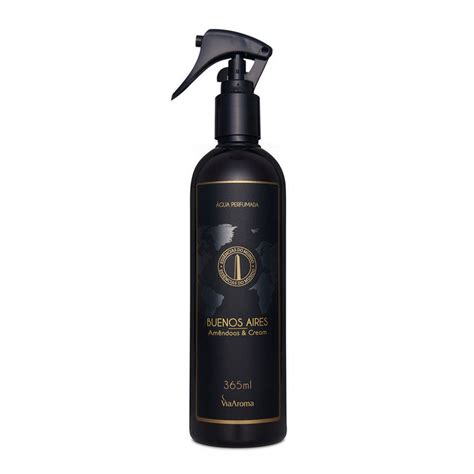 Água Perfumada para Tecidos Buenos Aires Linha Mundo Via Aroma 365ml