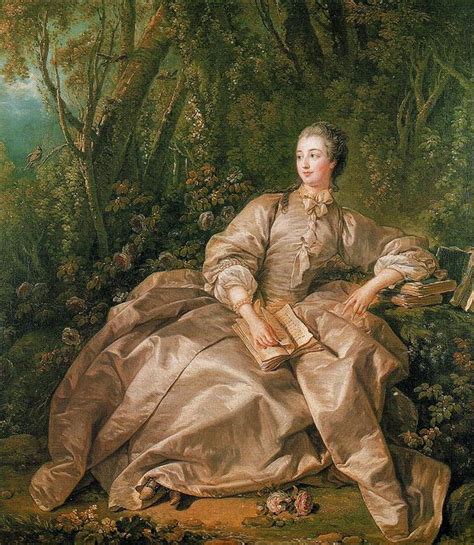 François Boucher Portrait of Madame de Pompadour 1758 Madame